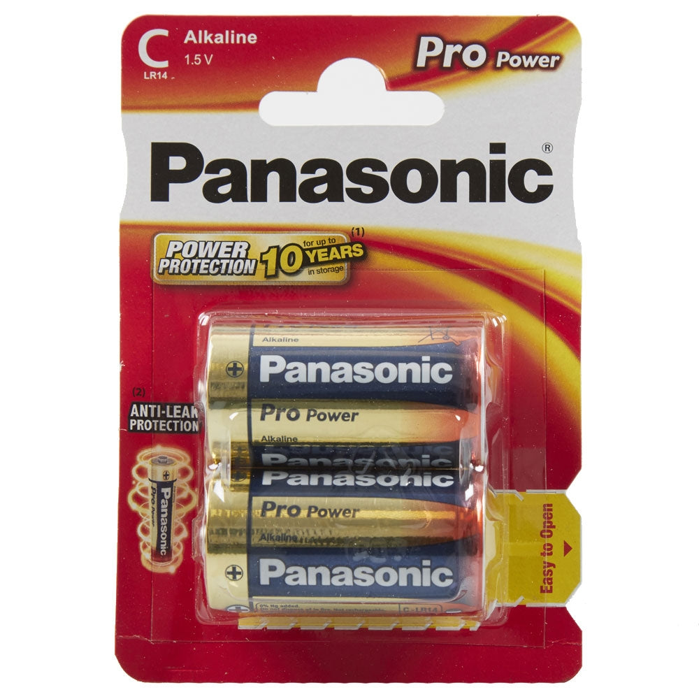 Panasonic Pro Power C LR14 Batteries 2 Pack