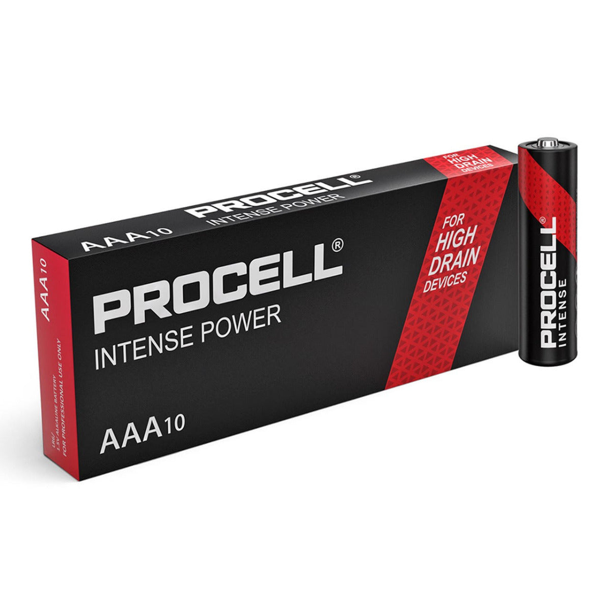 Duracell Procell Intense AAA PX2400 Batteries - 10 Pack